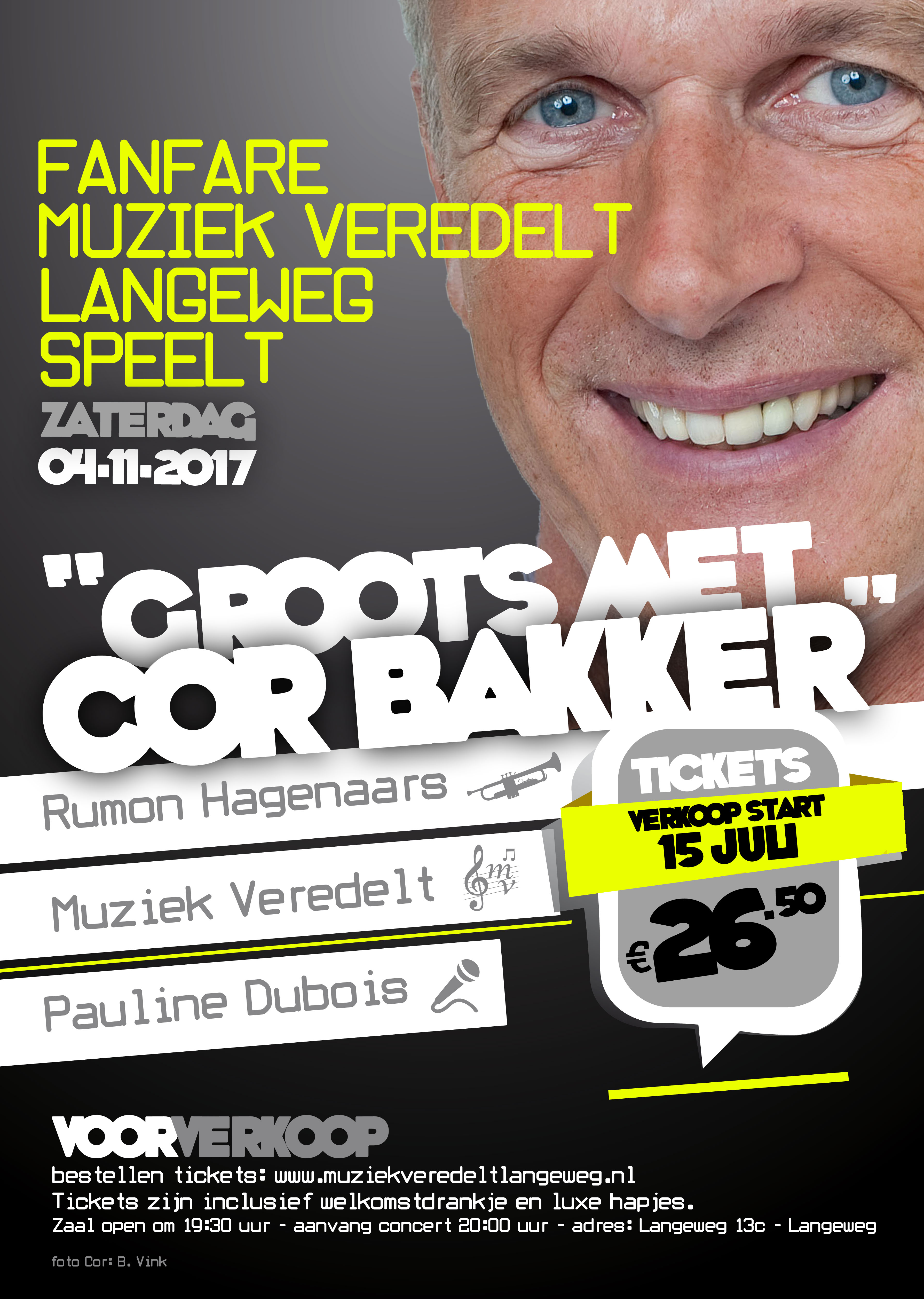 Groots met Cor Bakker – de voorbereidingen – Fanfare Muziek Veredelt